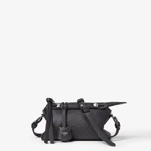 Fendi By The Way Soft Mini Black Cuoio Romano Leather Mini-bag